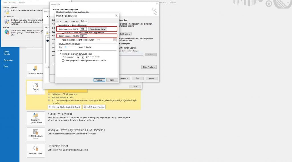 7 Adımda Outlook 2016 Mail Kurulumu – Türkiye'nin En Güncel Hosting ...